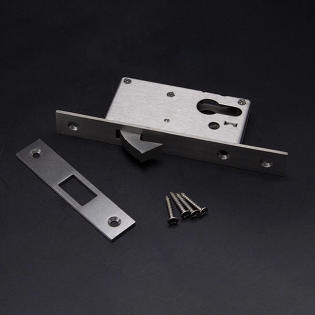 20-50 MM NARROW HOOK LOCK Sliding Door Gate Van Bolt Euro Cylinder Case ...