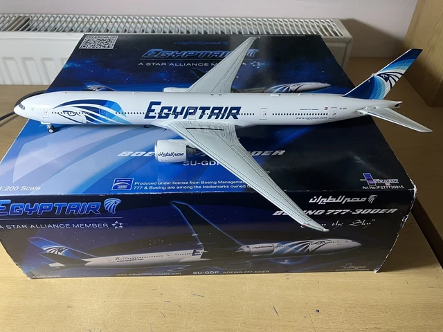 INFLIGHT 200, 1:200, Egyptair, Boeing 777-300Er, Su-Gdp EUR 130,57 ...