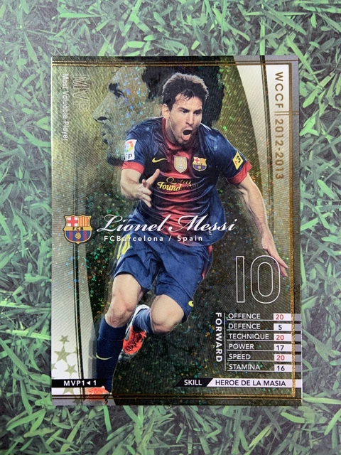 PANINI WCCF 2012-13 Lionel Messi FC Barcelona Refractor Soccer card MVP ...