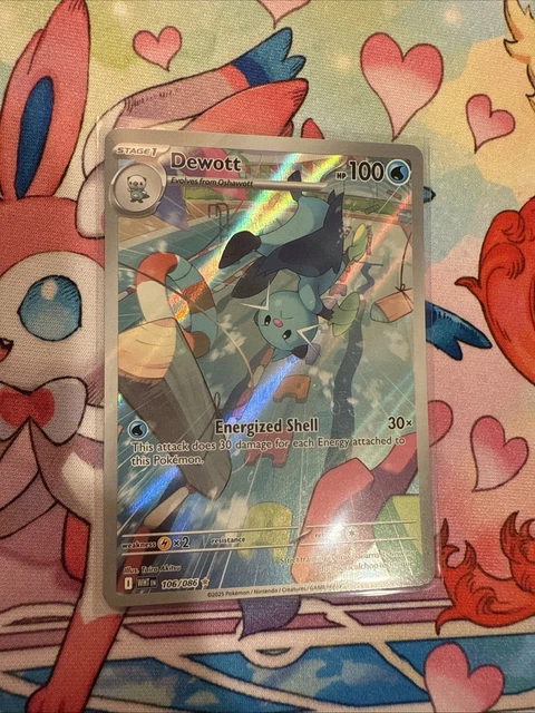 POKÉMON TCG DEWOTT 106/086 SV11W: White Flare Holo Illustration Rare MINT/NM £17.69 - PicClick UK