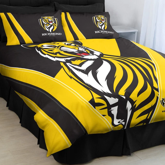 RICHMOND TIGERS QUILT Cover Set. Football Club. AFL - Australian ...