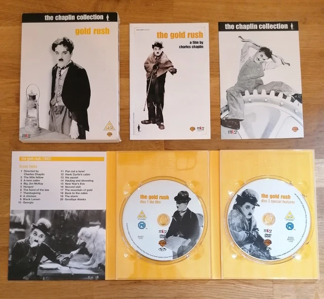 DVD - THE Chaplin Collection Gold Rush 2-Disc & Inserts Charlie Chaplin ...