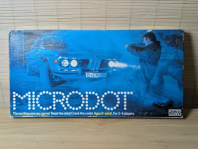 MICRODOT SPY BOARD game 1970's complete with rules excellent condition ...