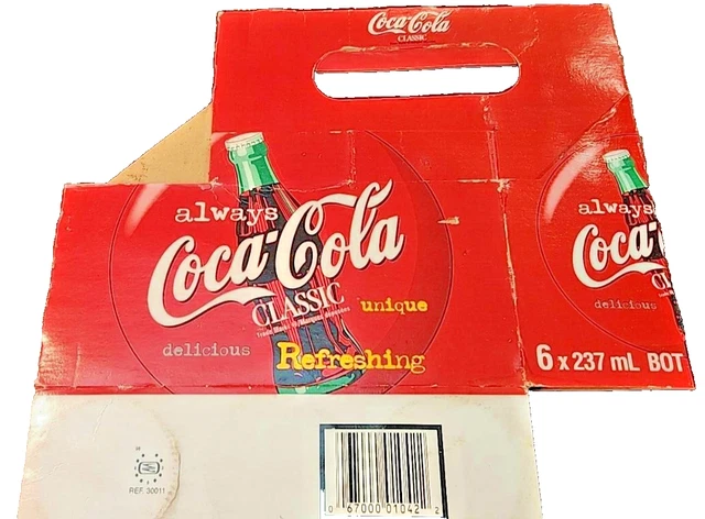 VINTAGE CARDBOARD COCA Cola Carrying Cardboard $19.60 - PicClick CA