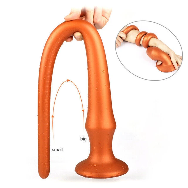 SILICONE-COLON-SNAKE-DILDO-EXTRA-LONG-ANAL-SNAKE-HUGE-SOFT-HOSED-30CM ...