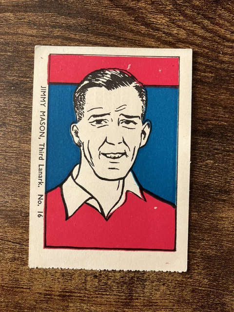 CARTA CALCIATORI CON telaio MM anni '40 stelle sportive Jimmy Mason ...