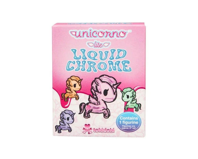 TOKIDOKI UNICORNO LITE - Cromo Líquido 2" Caja Sorpresa (Una Figura ...