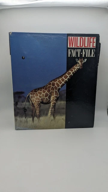 VINTAGE 90S WILDLIFE Fact File Album Cards Number 1 Album £24.99 ...