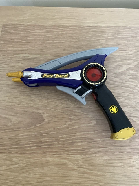 POWER RANGERS DINO Thunder Thundermax Saber/Blaster Blue Gun Blade Used ...