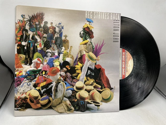 ELTON JOHN - 'Reg Strikes Back' 12" Gatefold Vinyl LP Record 1988 AUST ...