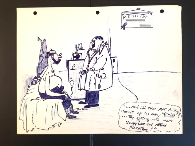 1960S AFRICAN AMERICAN "Sit-ins" Fan Art Comic Sketch by Timothy ...