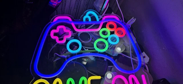 NEON SIGN GAME On £10.80 - PicClick UK