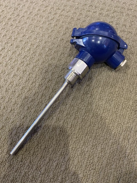 Jumo Pt100 Rtd Temperature Sensor 250mm Long 3 Wire G1 2 4 20ma