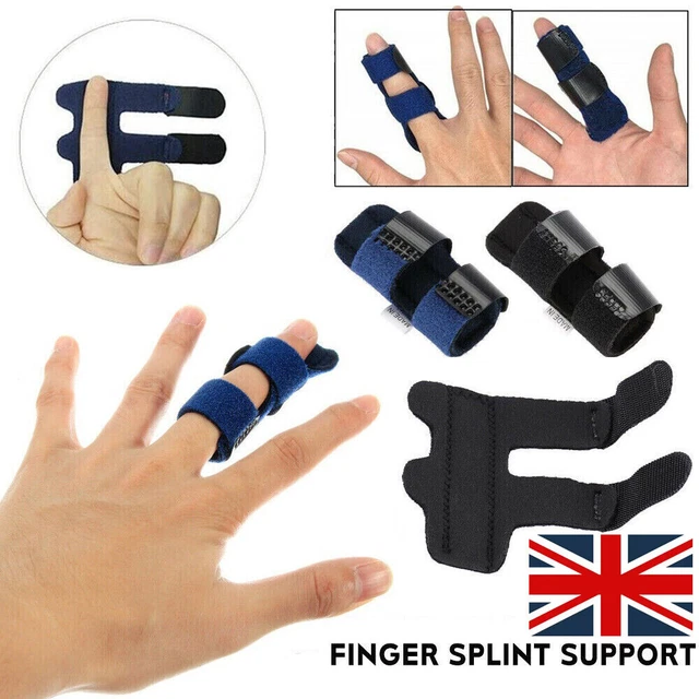 TRIGGER FINGER WITH Metal Support Splint Straightener Corrector Brace ...