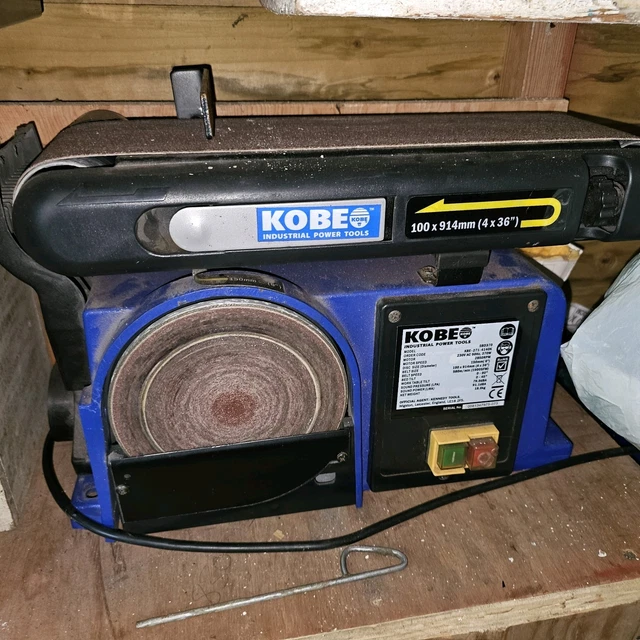 KOBE BENCH TOP Belt And Disc Sander Grinder 240v £47.52 - PicClick UK