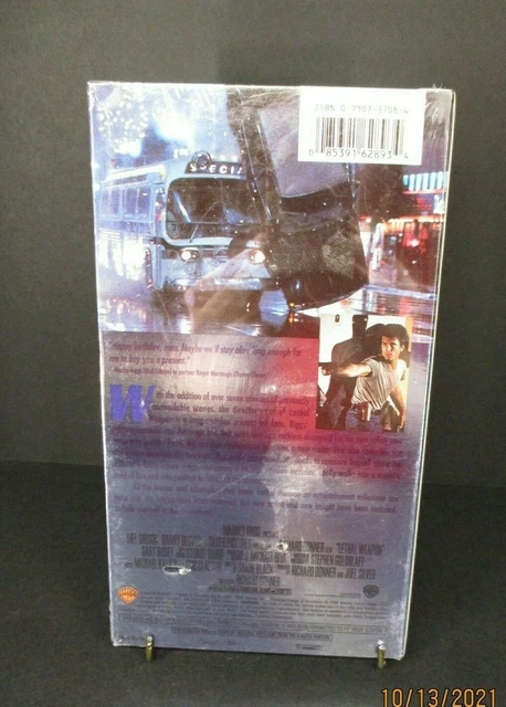LETHAL WEAPON (VHS, 1998, Directors Cut) Mel Gibson, Gary Busey, Danny ...