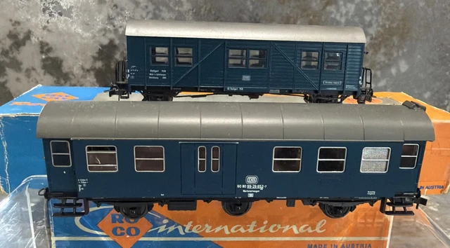 ROCO HO DB Blue 3-Axle Passenger & Baggage Coach - Boxed £18.00 ...