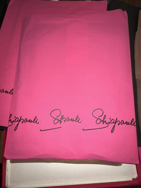 VINTAGE SCHIAPARELLI NYLON Stockings Unused In Box Size 10 Soft Petal 2 ...