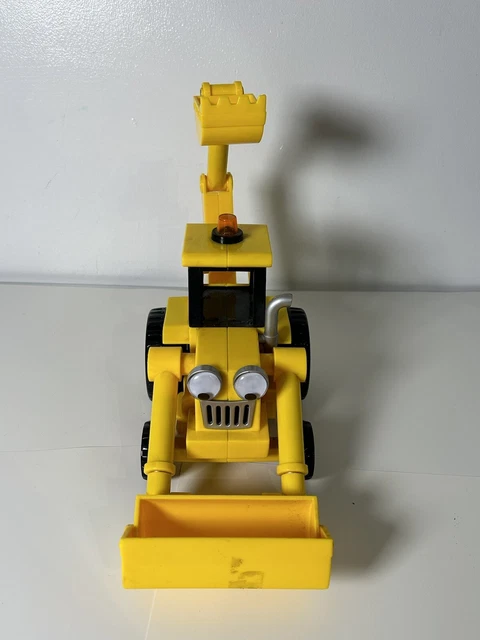 BOB THE BUILDER Scoop The Digger - Push Toy Vehicle With Box Working ...