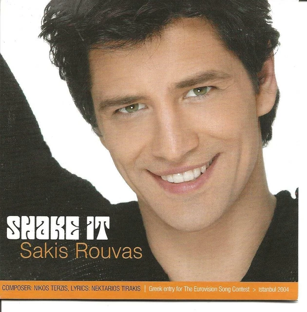 EUROVISION SONG CONTEST 2004 Greece Shake It Sakis Rouvas 3 Track CD ...