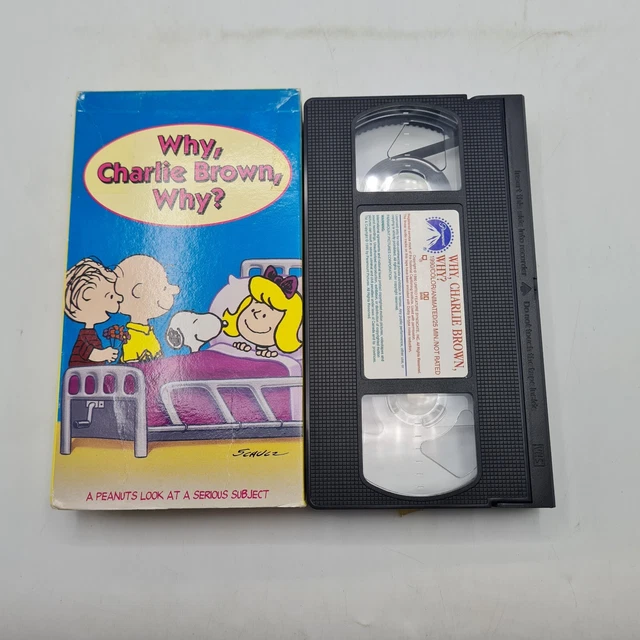 PEANUTS VHS TAPE Why Charlie Brown Why? Working Vintage Kids Snoopy $19 ...