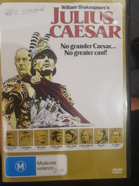 WILLIAM SHAKESPEARE'S JULIUS Caesar Rare Dvd Charlton Heston & Jason ...