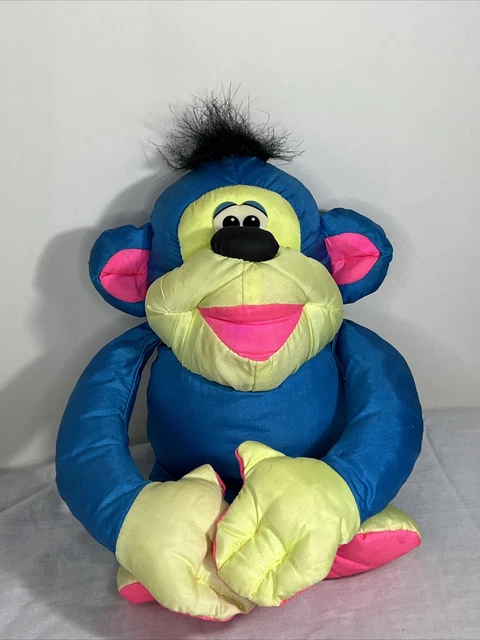 VINTAGE FISHER PRICE Puffalump 1994 Chattering Chimp Monkey 13” £35.00 ...