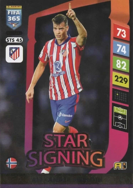 PANINI FIFA 365 2025 Star Signing STS 45 Alexander Sorloth EUR 1,00 ...