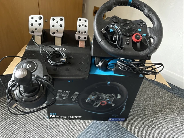 LOGITECH DRIVING FORCE G29 (10139463) Wheel and Gearstick Bundle £165. ...