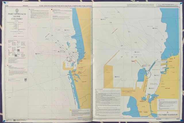 ADMIRALTY 8022 PORT APPROACH GUIDE COLOMBO Map Chart Maritime Genius ...