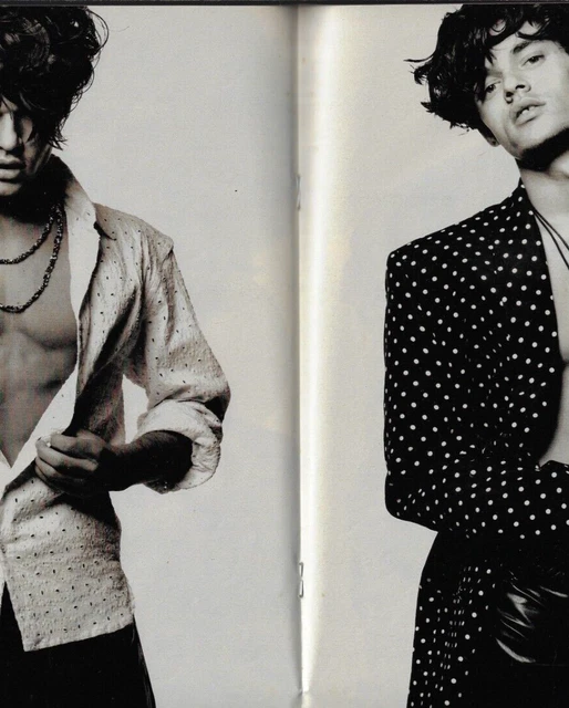 RARE MARIO SORRENTI semi Shirtless ROBERT ERDMAN Male Model Magazine ...