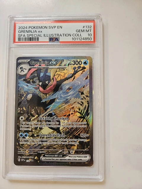 GRENINJA EX SVP 132 Pokemon Shrouded Fable Black Star Promo - PSA 10 ...