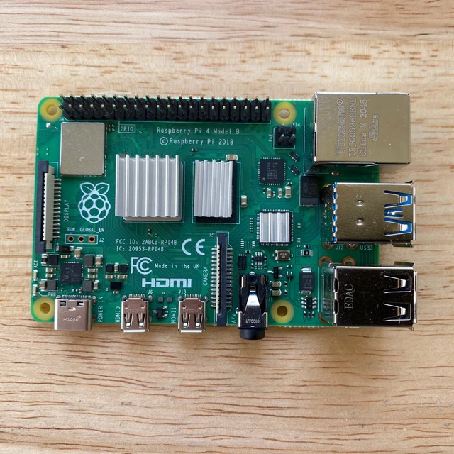 RASPBERRY PI 4 4GB Model B with Cannakit case, fan, 3A power adapter ...