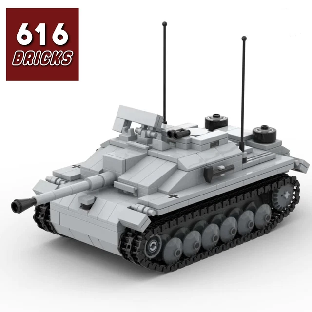 LEGO WW2 GERMAN StuG III Ausf G Tank Destroyer High Quality Moc - 600 ...
