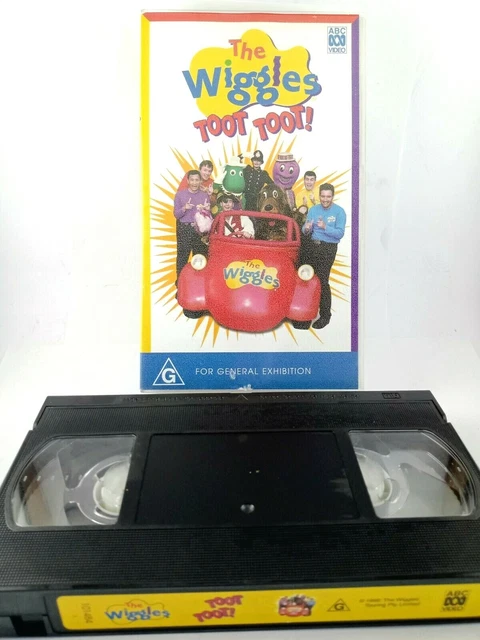 THE WIGGLES TOOT Toot! VHS Video 1998 PAL Original Wiggles Line up 40 ...
