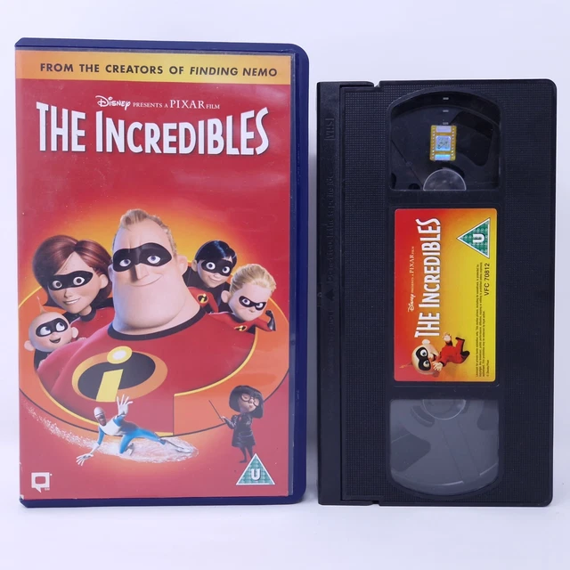 THE INCREDIBLES | 2005 Disney Pixar VHS Video Tape | FAST Post RARE ...