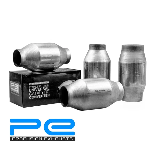 200 CELL SPORTS Cat Universal Metallic Catalytic Converter High Flow ...