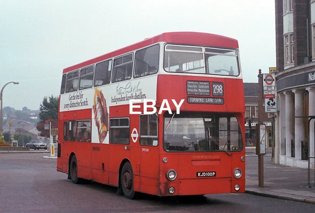 LONDON TRANSPORT BUS Photograph DMS2100 @ Southgate 1980 Route 298 £1. ...