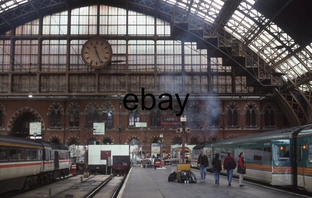 35MM RAILWAY SLIDE - HST Class 43. 43044 & 43074 @ St Pancras. £3.25 ...