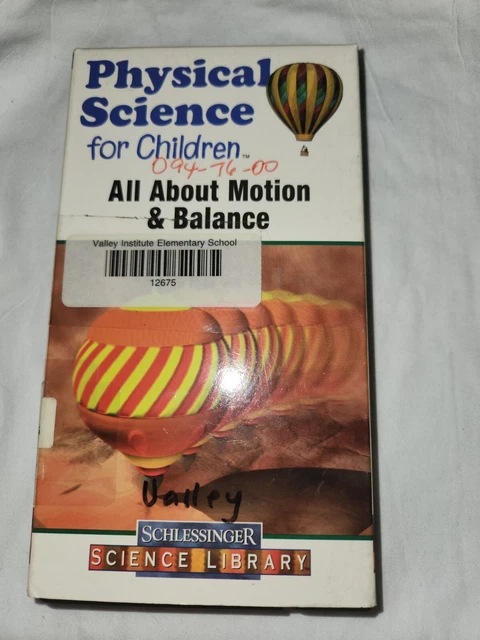 SCIENCE FOR CHILDREN All About Motion & Balance (VHS) Ex Library Rental ...