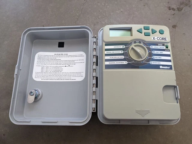 HUNTER X-CORE 4-STATION Zone Xc-400 Irrigation Timer Controller W ...