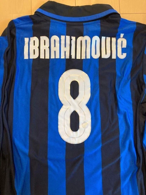 MAGLIA A MANICHE lunghe Player Issue Ibrahimovic Inter 100th Limited ...