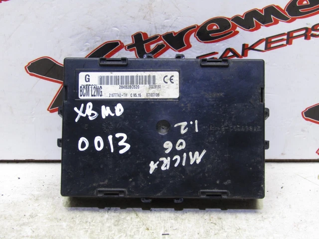 NISSAN MICRA K12 2003-2010 Bcm Body Control Module 284B2 Bc520 ...