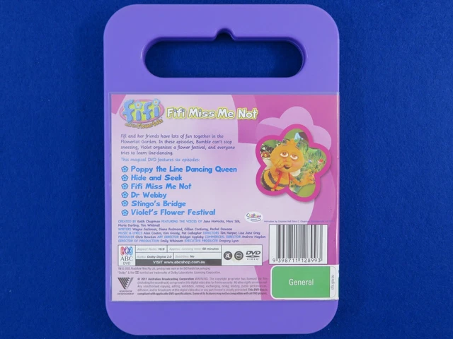 FIFI AND THE Flowertots Fifi Miss Me Not - DVD - Region 4 - Fast ...