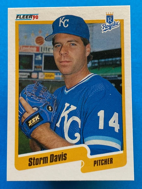 1990 FLEER UPDATE Storm Davis #U-102 Kansas City Royals EUR 1,67 ...