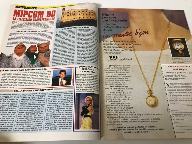 TV HEBDO-NOV. 1990-ALRIC-DOROTHEE-SYLVIE VARTAN-MICHEL SARDOU-MORY ...