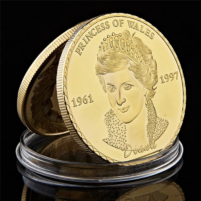 BRITISH PRINCESS DIANA UK The Royal Princess of Wales Diana Gold Coin ...