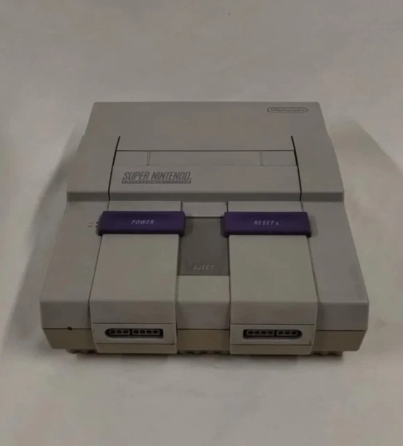 SUPER NINTENDO SNES Original SNS-001 Console Control Deck Only (Parts ...