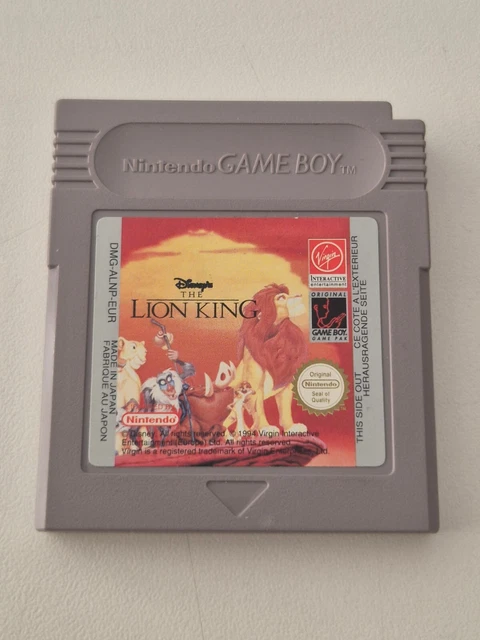 NINTENDO GAME BOY Disney The Lion King Game Only EUR £9.89 - PicClick UK