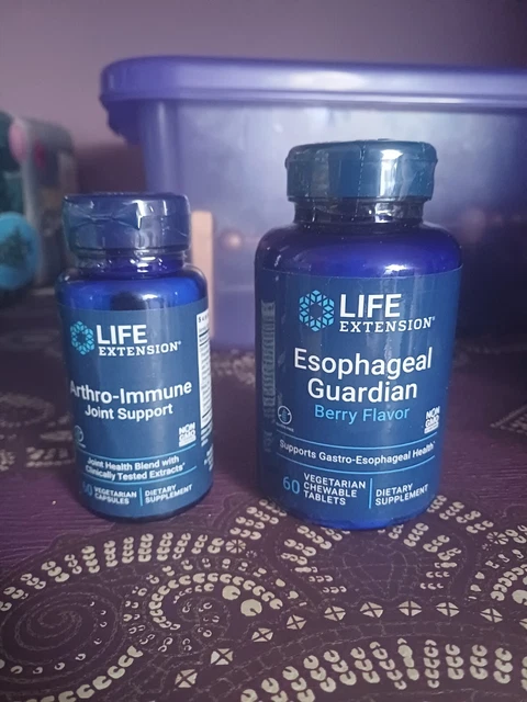LIFE EXTENSION ESOPHAGEAL Guardian Arthro Immune £25.00 - PicClick UK